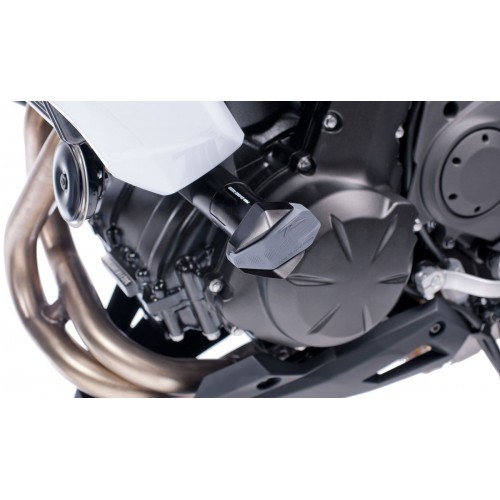 R12 FRAME SLIDERS FOR KAWASAKI VERSYS 650 2007-2009 - BLACK